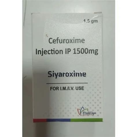 1500mg Cefuroxime Injection Ip 1 5gm Treatment Bacterial Infections