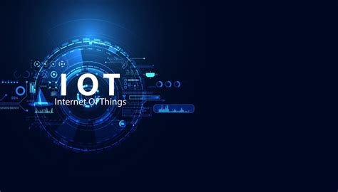 Abstract Iot Internet Of Things Concepts Electronic Devices Connect Or Send Information To