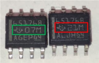 SN B 同一测试环境下 使用欧姆计在集成引脚上进行的测量 新批次无法使用 接口论坛 接口 E E 设计支持