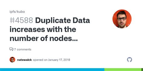 duplicate data increases with the number of nodes serving the file · issue 4588 · ipfs kubo
