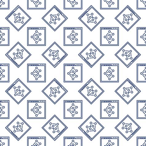 Neural Network In Web Browser Vector Line Seamless Pattern 22821377 Vector Art At Vecteezy