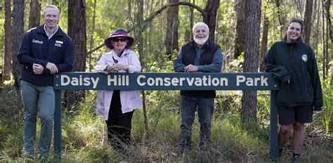 Acquired Land Officially Added To Daisy Hill Conservation Park