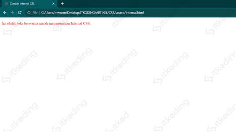 Penulisan Css Cara Menambahkan Dan Memanggil Css Di Html