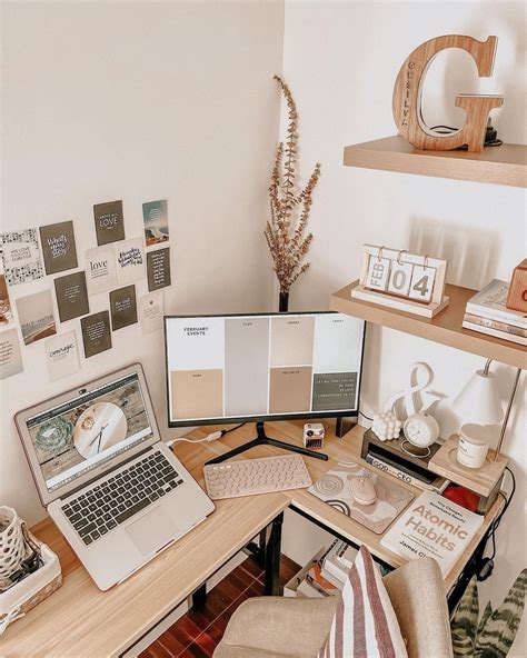 Cozy Home Office Setup Qt Interior