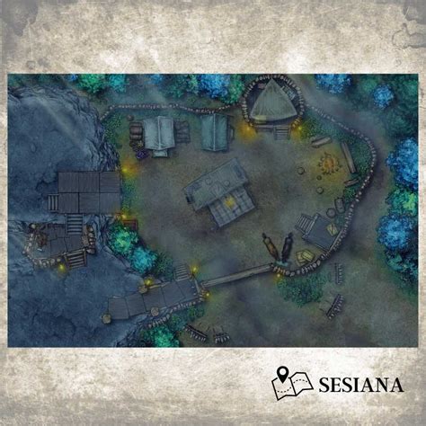 Bandit Camps Rpg Encounter Battle Map Sesiana