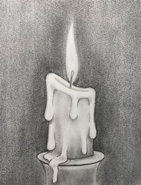 candle sketch