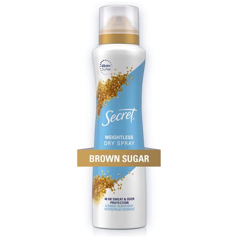 Secret Dry Spray Antiperspirant Deodorant For Women Brown Sugar 41oz