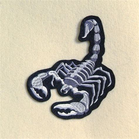 Embroidered Patch Scorpion Embroidered Patches Bag Patches Custom Iron On Patches