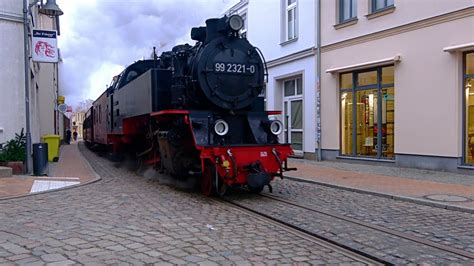Molli Railway Or Mollibahn East Germany Street Running Passenger