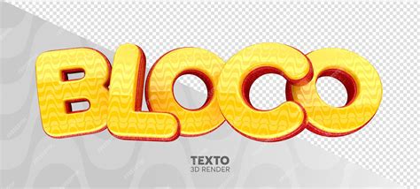 Логотип Carnivalia 3d с блестящей реалистичной текстурой на португальском языке Премиум Psd Файл