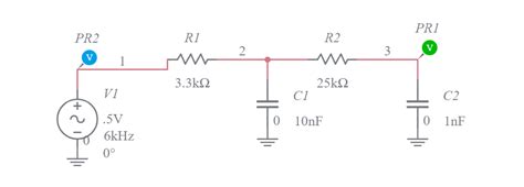 2nd Order Low Pass Filter Multisim Live