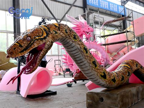 Realistic Animatronic Python Statue For Sale Animatronic Animal Zigong