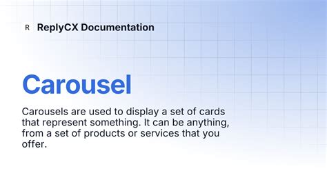 Carousel Replycx Documentation