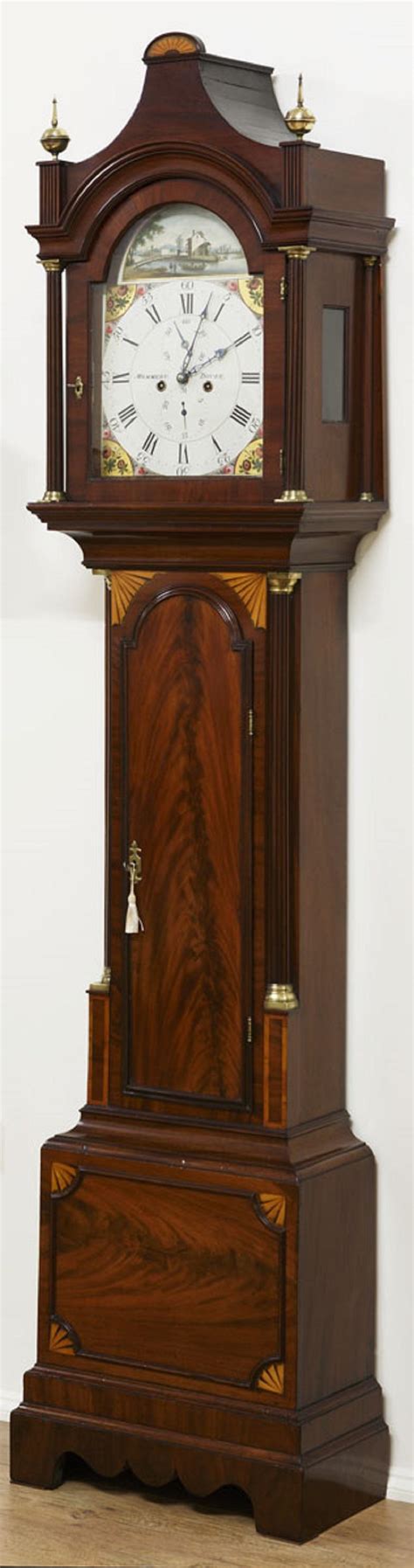 Georgian Mahogany Longcase Clock By Mummery Dover For Sale At 1stdibs