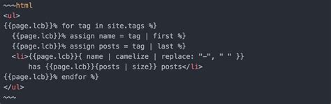 Writing Liquid Template In Markdown Code Blocks With Jekyll The Land