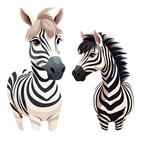 Premium Vector Zebra Head Vector