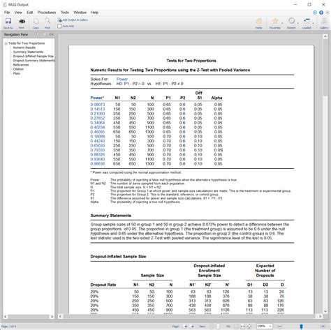 New In Pass Pass Sample Size Software Ncss