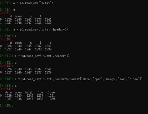 Pandasreadcsv学习笔记 Header1 Nrows Csdn博客
