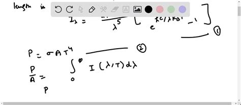 Solved The Exitance Power Per Unit Area Per Unit Wavelength From A Blackbody Box 19 1 Is