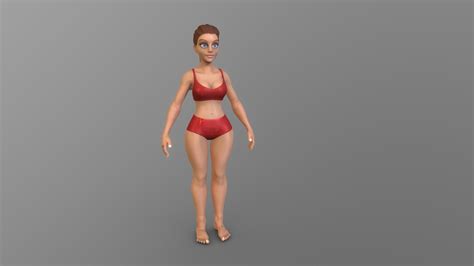 Stylized Female Base Mesh Buy Royalty Free 3d Model By Captainapoc [81761f5] Sketchfab Store
