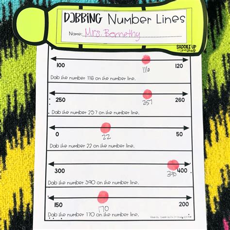 Number Line Activities For Teaching Open Number Lines Worksheets Library