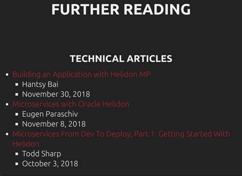 Building Microservices With Helidon Oracles New Java Microservices Framework Ppt