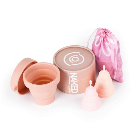 Naked By Unicorn Cup Menstrual Cup Sterilising Cup Twin Pack Nakeduni