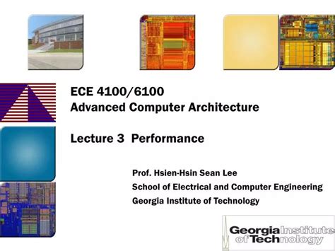 Ppt Ece 41006100 Advanced Computer Architecture Lecture 3