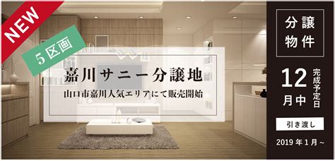 山口市嘉川 嘉川ニュー分譲地 販売開始 山口市小郡の小郡不動産