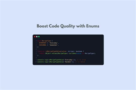 Boost Code Quality With Enums A Guide To Cleaner Safer Code