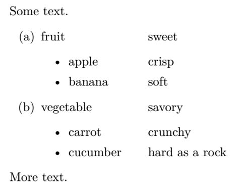 enumitem using tabto package in conjunction with nested enumerate and