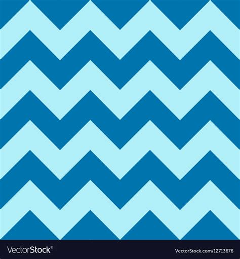 Pattern With Blue Zigzag On Colorful Background Vector Image