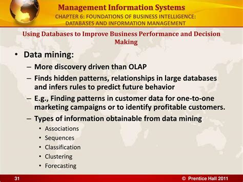 Ppt Foundations Of Business Intelligence Databases And Information Management Powerpoint