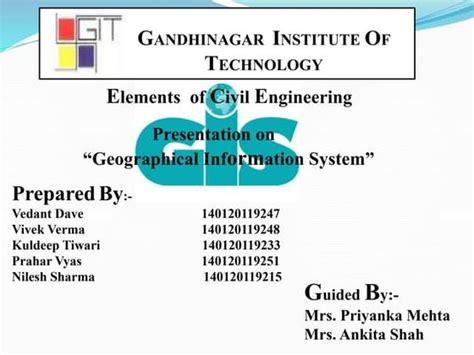 Geographical Information System Gis Ppt