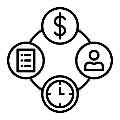 Time Management Line Icon 10665566 Vector Art At Vecteezy