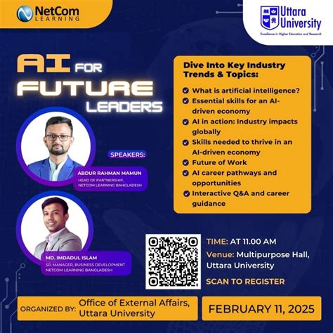 Aiforfutureleaders Aiinnovation Artificialintelligence Careergrowth Netcom Learning