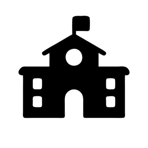 School Pictogram Premium Ai Generated Vector