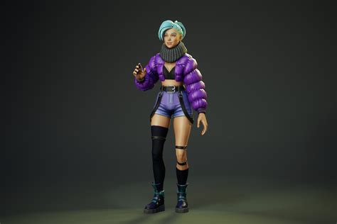 Jacket Girl 3d 휴머노이드 Unity Asset Store