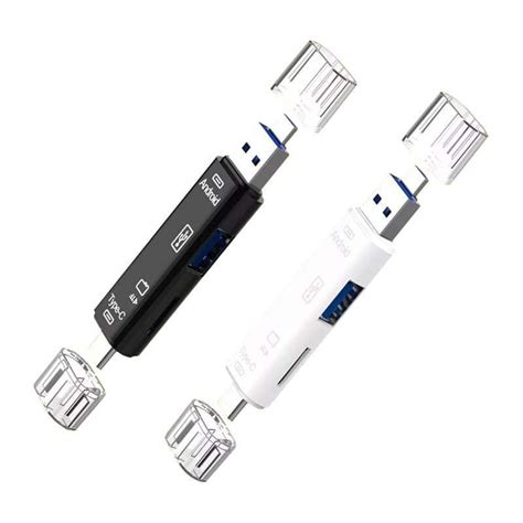 เครื่องอ่านการ์ด Sd Tf Micro Sd Card Reader ประเภท C Usb C Micro Usb Otg Card Reader Shopee