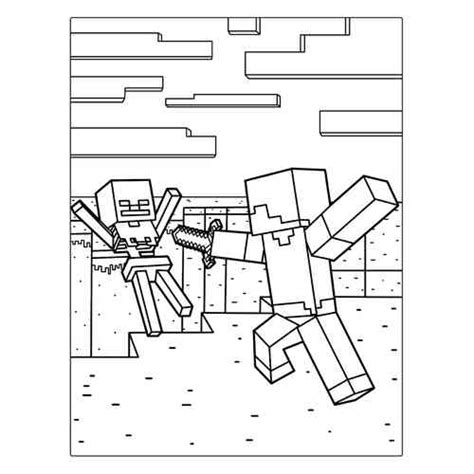 Раскраска Стив с цветком распечатать или скачать