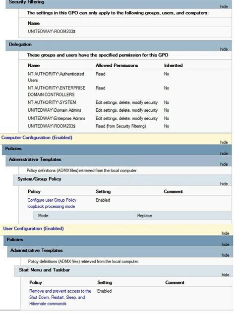 Cant Get Gpo To Disable Shutdown To Apply Windows Spiceworks Community