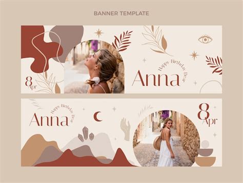 손으로 그린 평면 기후 변화 가로 배너 세트 무료 벡터