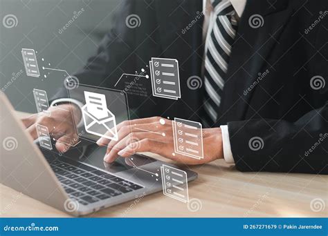 Send Bulk Documents Via Email Stock Image Image Of Marketing