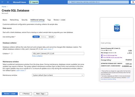 Create An Azure Sql Database For Free