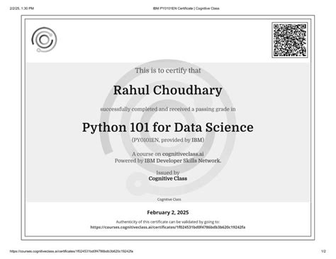 Rahul Choudhary On Linkedin 🌟 Excited To Announce That I Have Achieved The Python 101 For Data