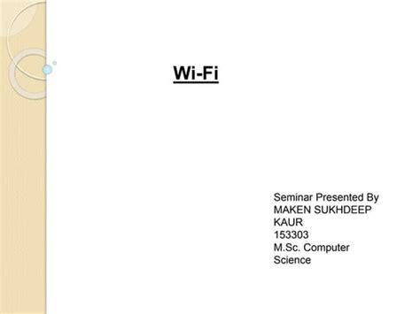 Wireless Networks Ppt Pptx