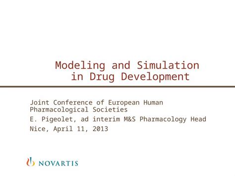 Pptx Modeling And Simulation In Drug Development Dokumen Tips