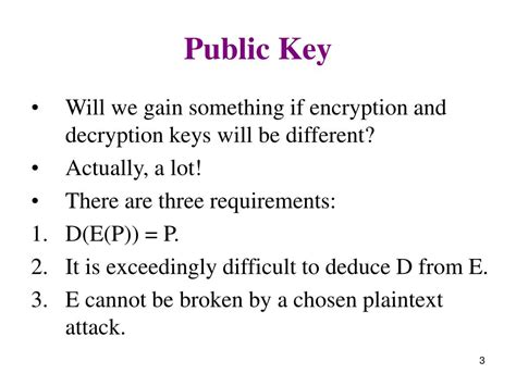 PPT Lecture Public Key Algorithms PowerPoint Presentation Free Download ID