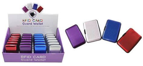 Rfid Card Protection Case 4 Colours 3P