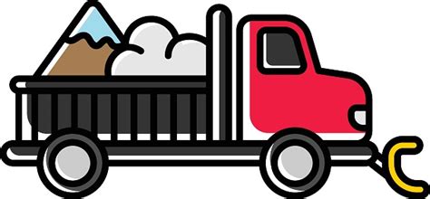 제설 트럭 벡터 색상 누락 아이콘 디자인 겨울 시즌 요소 기호 스노우 보드 장비 기호 익스트림 스포츠 스톡 일러스트 겨울 서비스 차량 개념 0명에 대한 스톡 벡터 아트 및